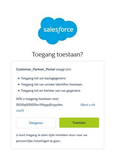 Adjustment of consent dialog in Salesforce - Forcetalks