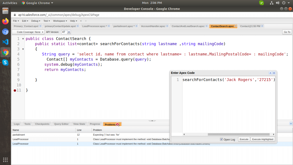 How to resolve System in QueryException: unexpected token: ',' message in Salesforce? - Forcetalks